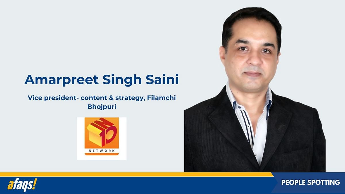Zees Amarpreet Singh Saini Joins In10 Media Network